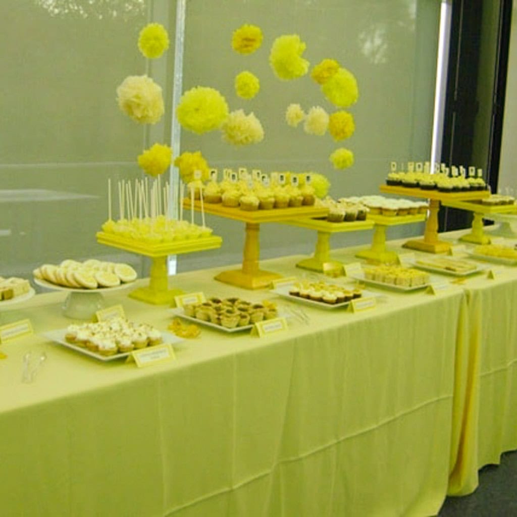 Yellow Desserts for a Yellow Dessert Table - Life is a Party