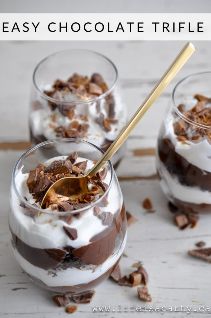 Easy Individual Mini Trifle Recipe - Life is a Party