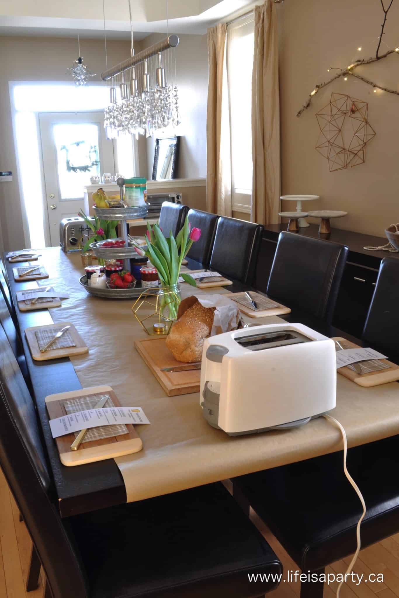 How To Throw A Toast Dinner Party And Toast Topper Ideas - Life is a Party