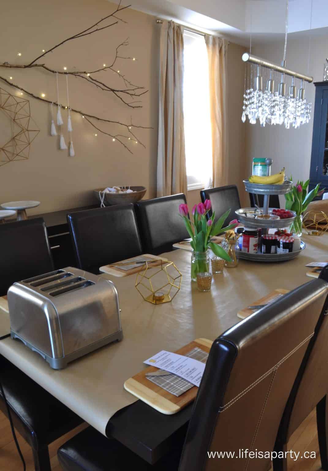 How To Throw A Toast Dinner Party And Toast Topper Ideas - Life is a Party