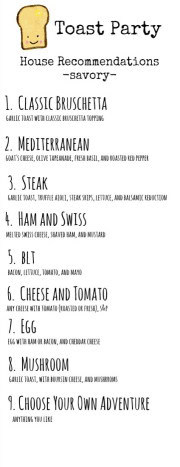 How To Throw A Toast Dinner Party And Toast Topper Ideas - Life is a Party