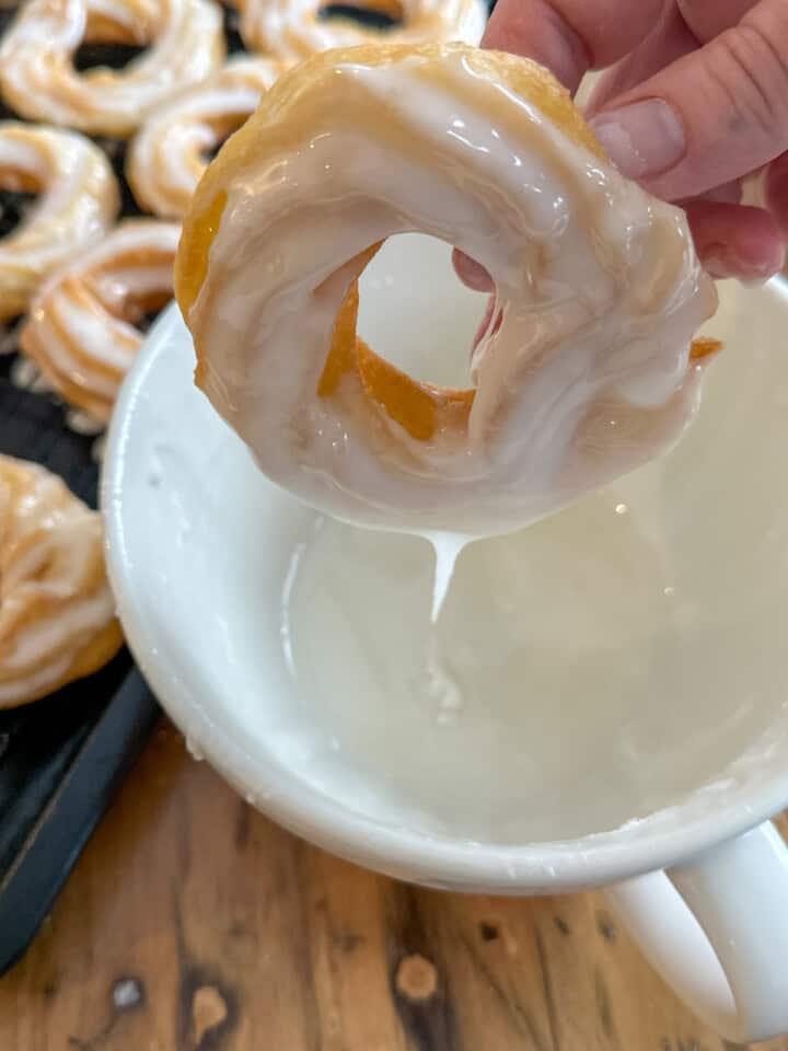 Homemade Honey Cruller Donuts - Life is a Party
