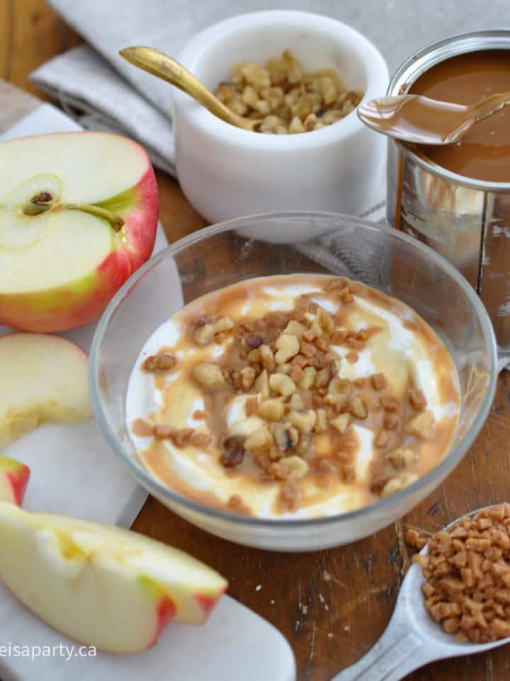 Easy Homemade Caramel Apple Fondue - Life is a Party