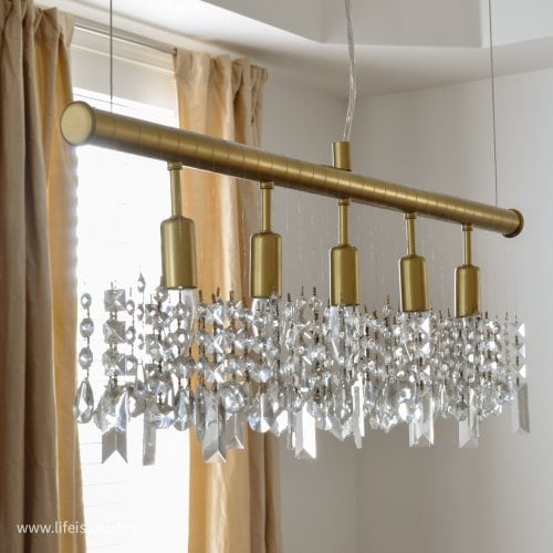 How To Spray Paint A Light Fixture - Life is a Party