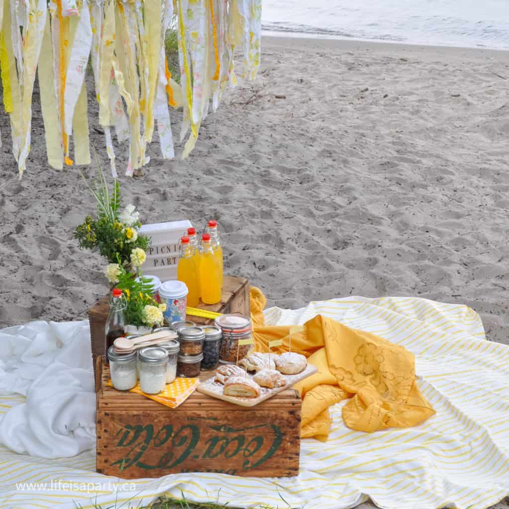 Yellow Breakfast Picnic