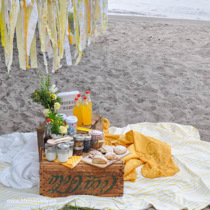 Yellow Breakfast Picnic