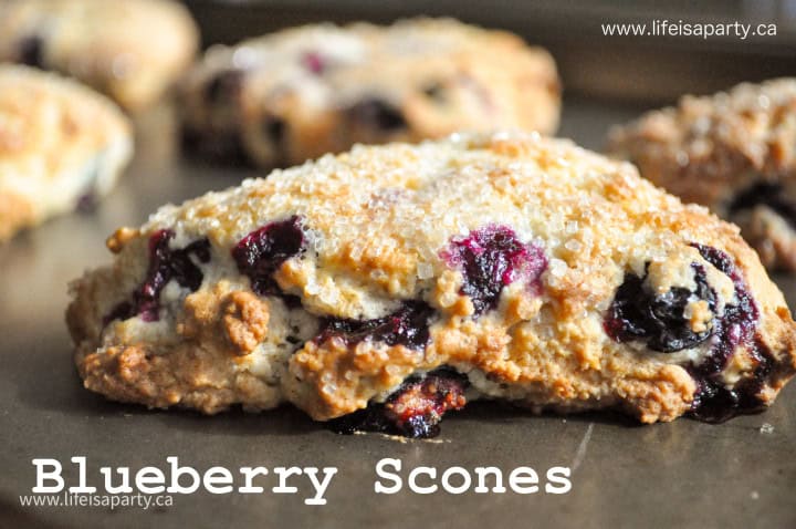Easy Food Processor Scones - Life is a Party