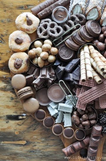Chocolate Charcuterie Board - Life is a Party