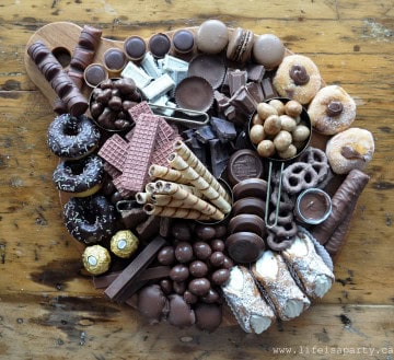 Chocolate Charcuterie Board - Life is a Party