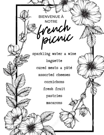 French Picnic Inspiration - Life is a Party
