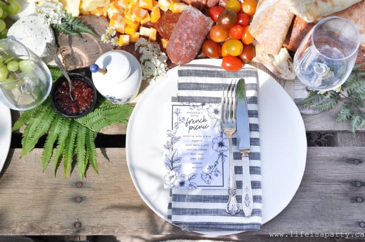 French Picnic Inspiration - Life is a Party