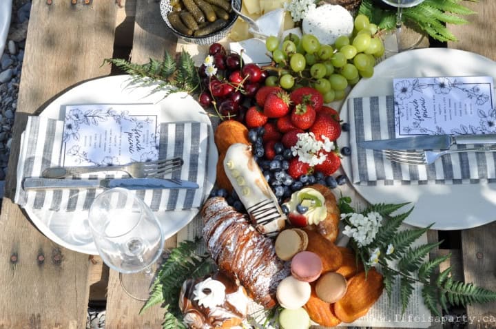French Picnic Inspiration - Life is a Party