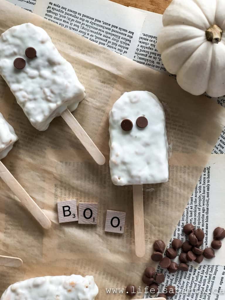 Easy Halloween Ghost Themed Food Ideas - Life is a Party