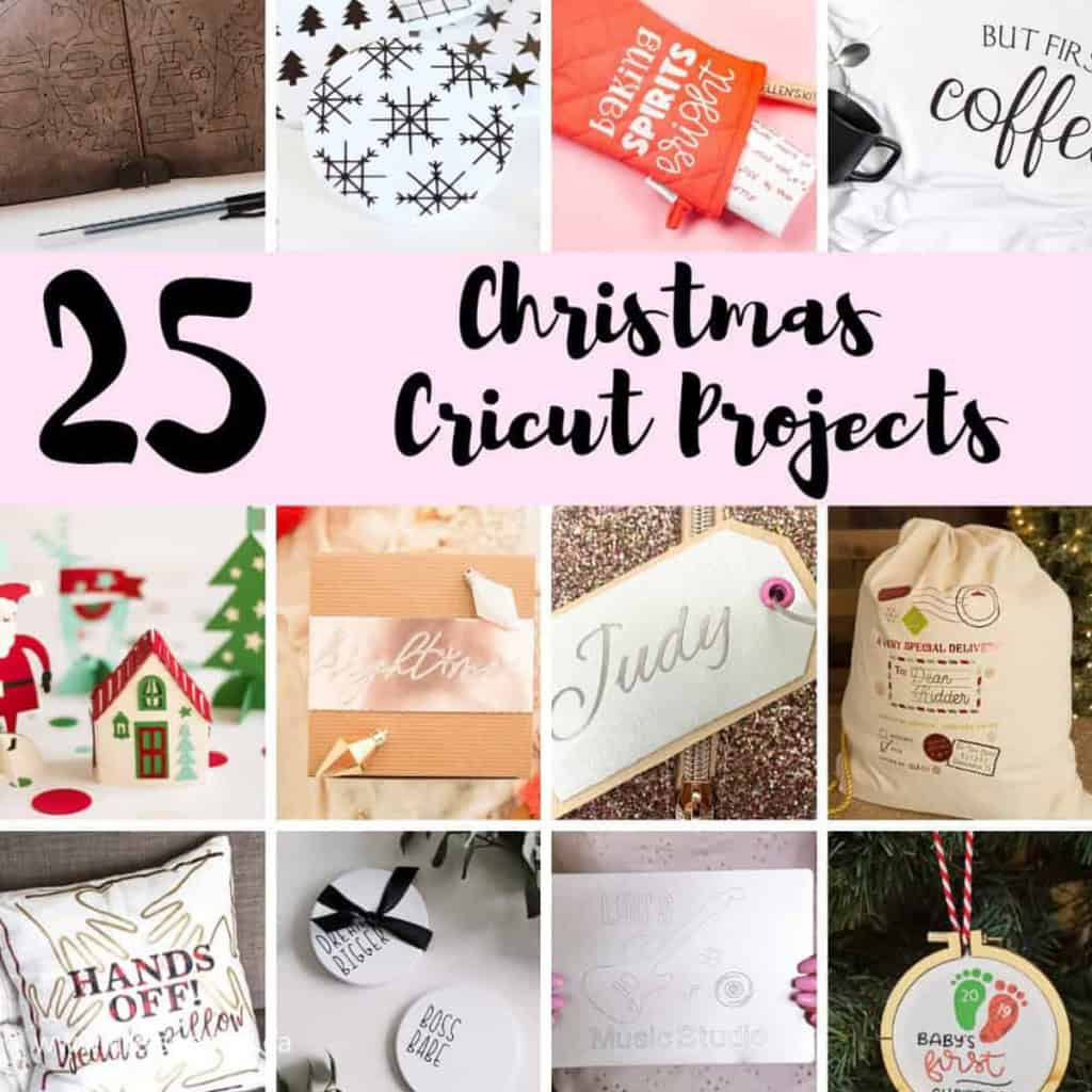 25 Christmas Projects You Can Make With Your Cricut - Life is a Party
