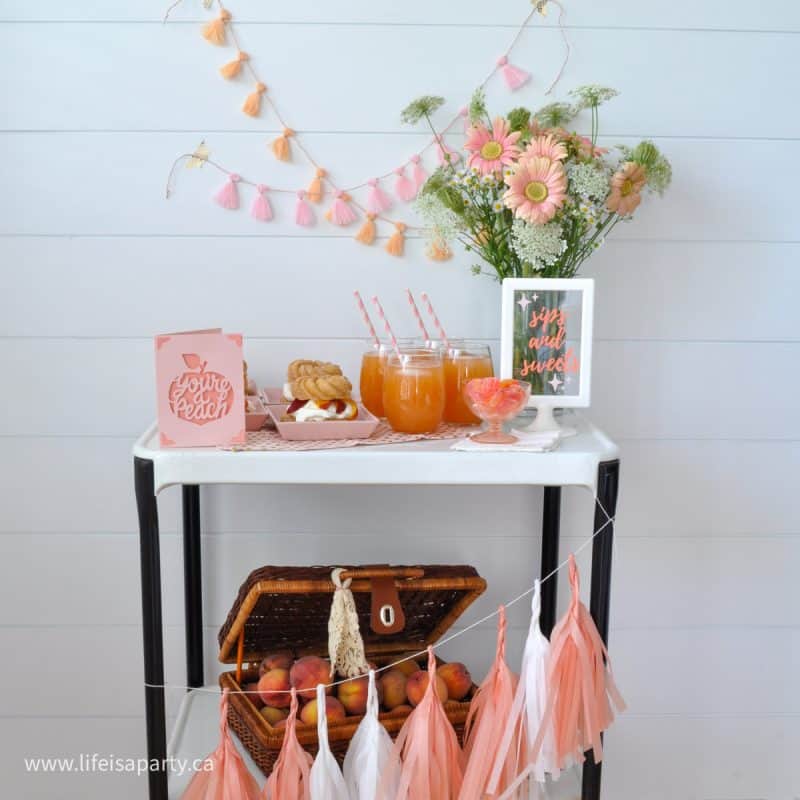 Peach Themed Party Ideas - Life is a Party