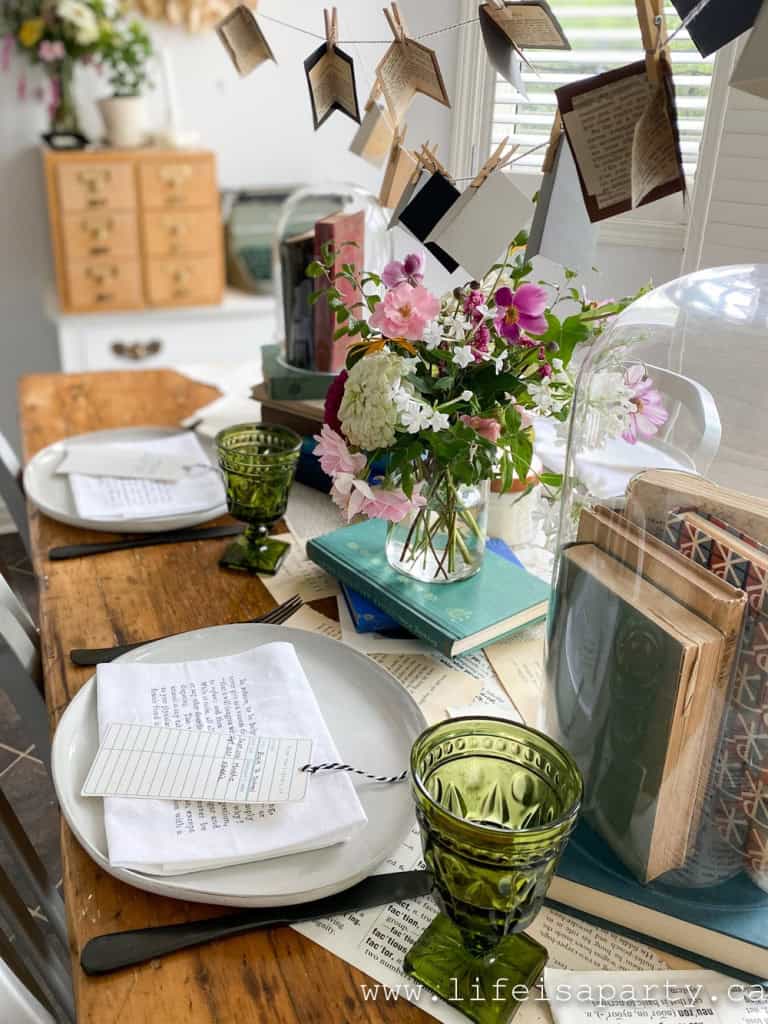 Book Themed Party - Life is a Party