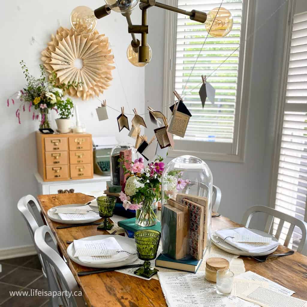 Book Themed Party - Life is a Party