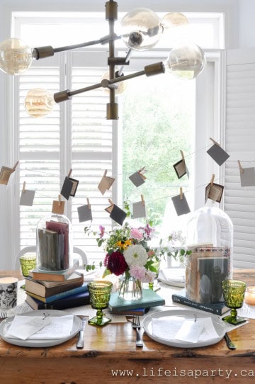 Book Themed Party - Life is a Party