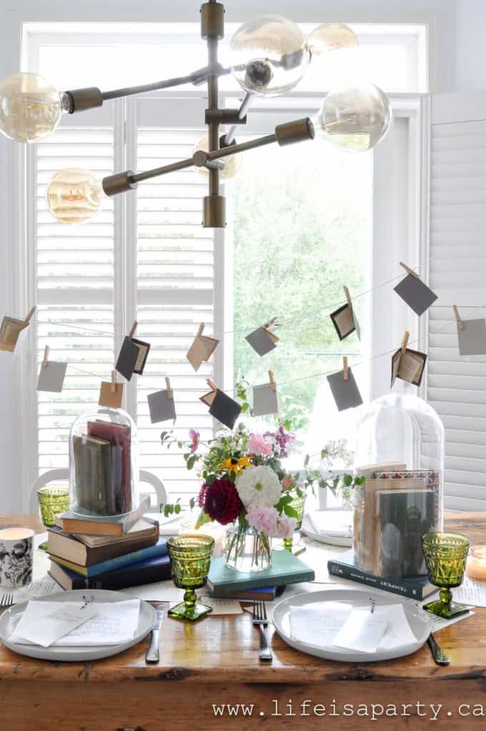 Book Themed Party - Life is a Party