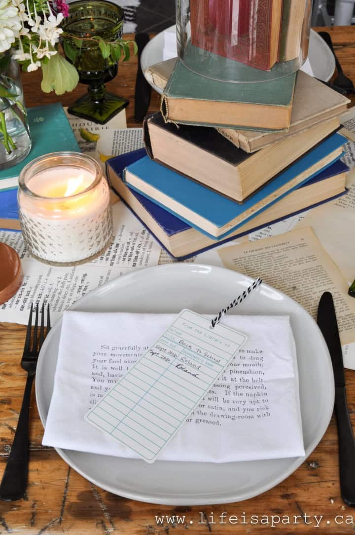 Book Themed Party - Life is a Party