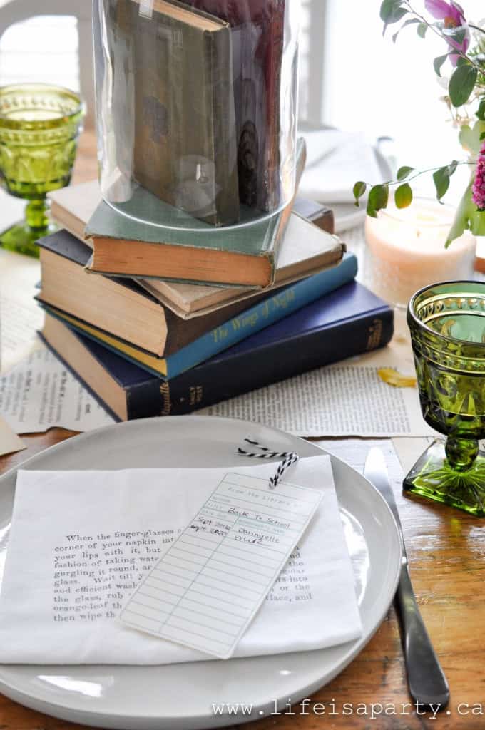 Book Themed Party - Life is a Party