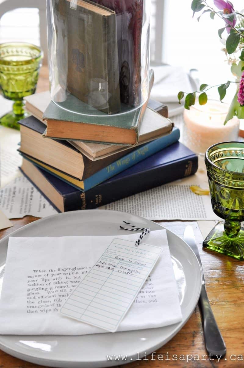 Book Themed Party - Life is a Party