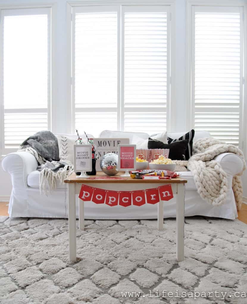 Free Movie Night Printables - Life is a Party