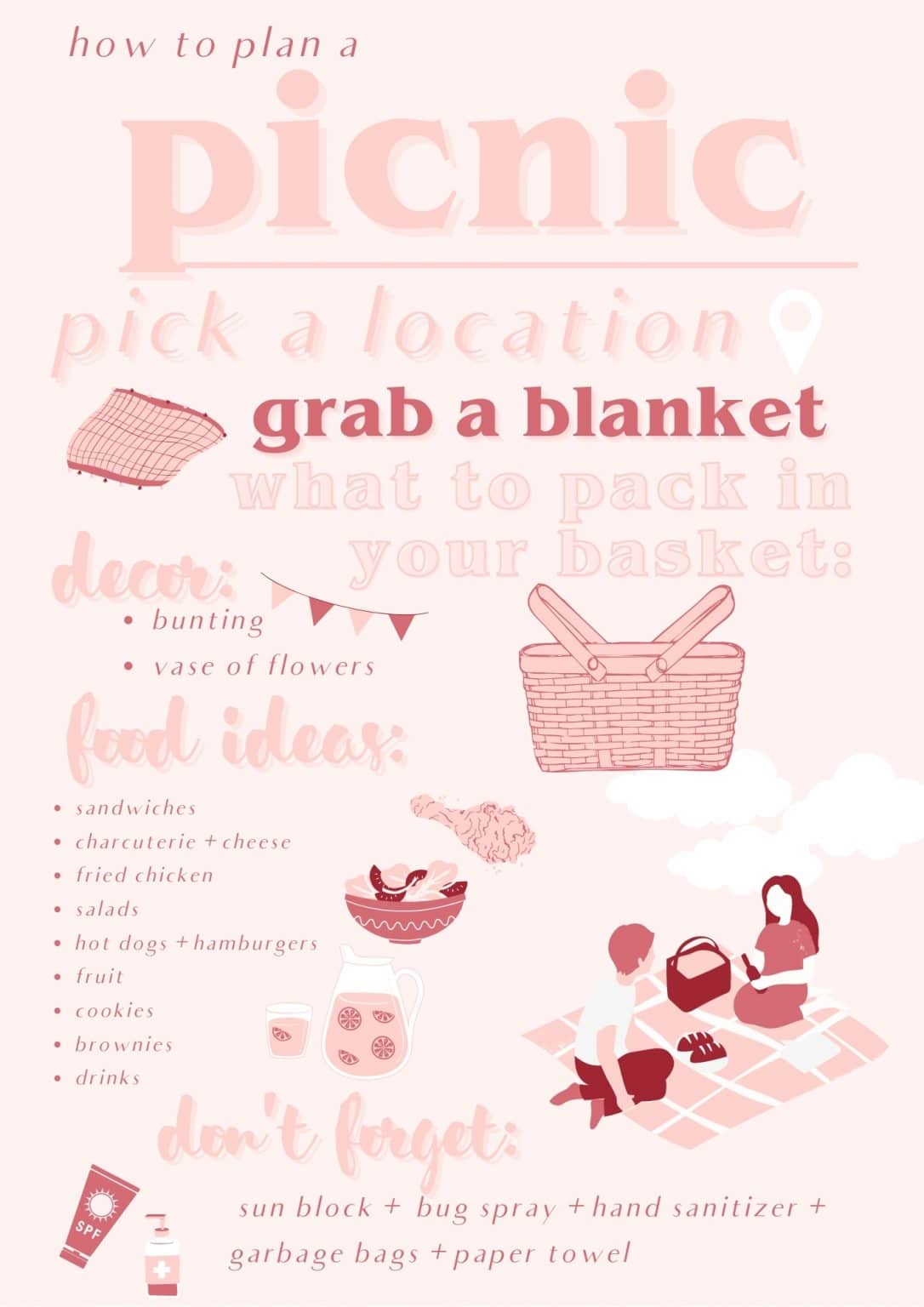 What To Bring On A Picnic - Life is a Party