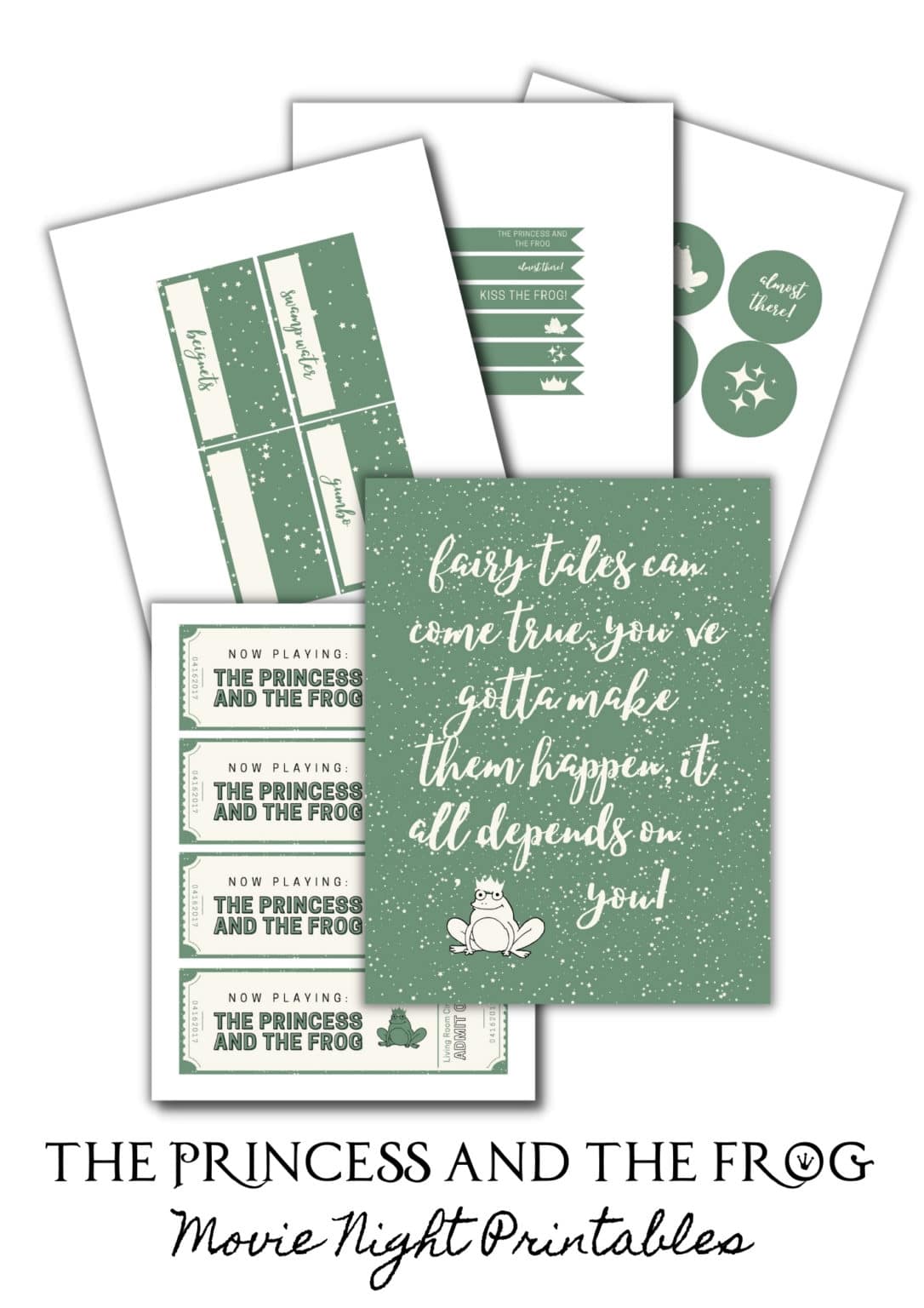 The Princess and The Frog Party -Dinner and A Movie - Life is a Party