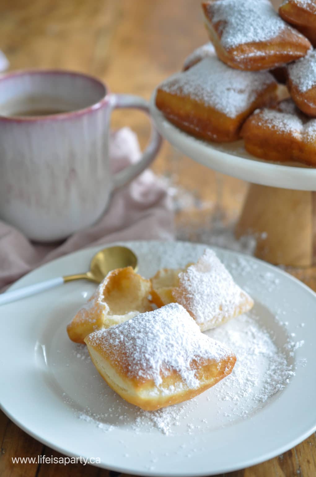 Tiana's Beignet Recipe from The Princess and The Frog - Life is a Party