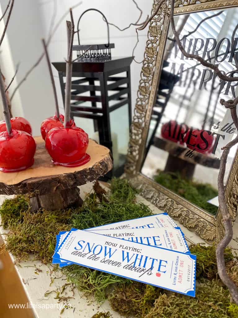 Snow White Party -Dinner and A Movie - Life is a Party