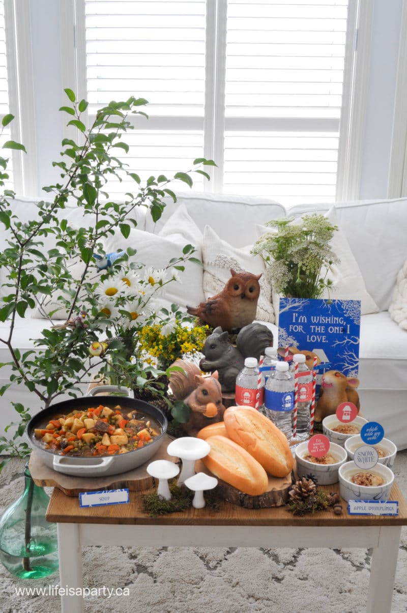 Snow White Party -Dinner and A Movie - Life is a Party