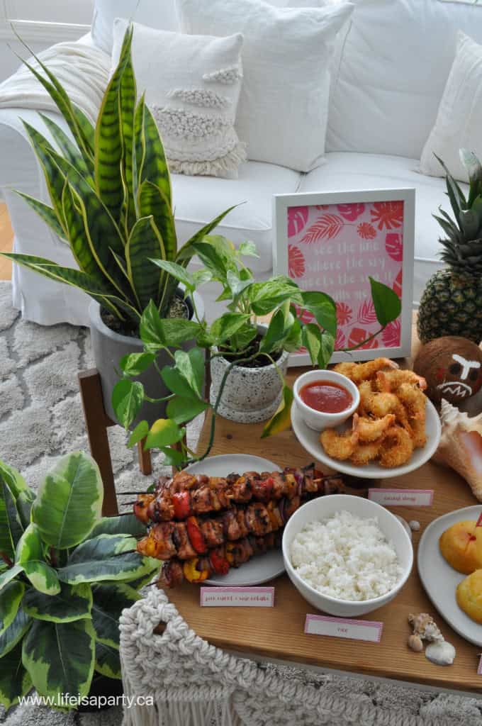 Moana Themed Party -Dinner and A Movie Night - Life is a Party