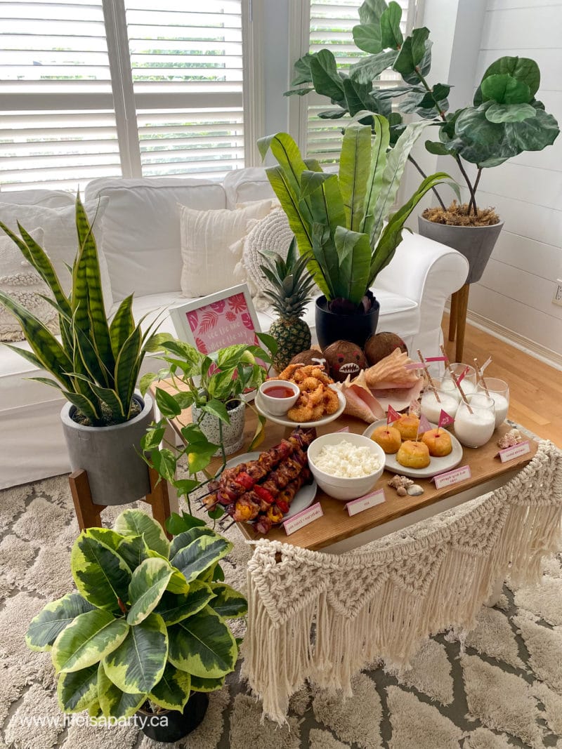 Moana Themed Party -Dinner and A Movie Night - Life is a Party