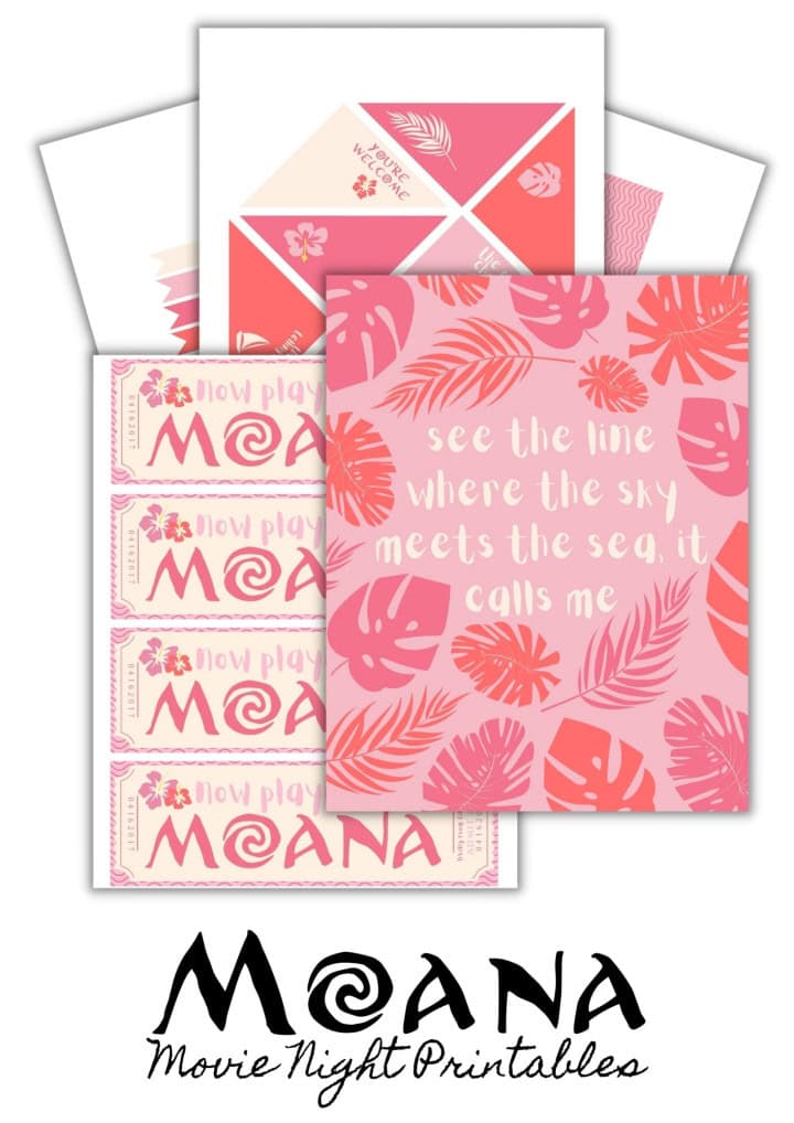 Moana Themed Party -Dinner and A Movie Night - Life is a Party