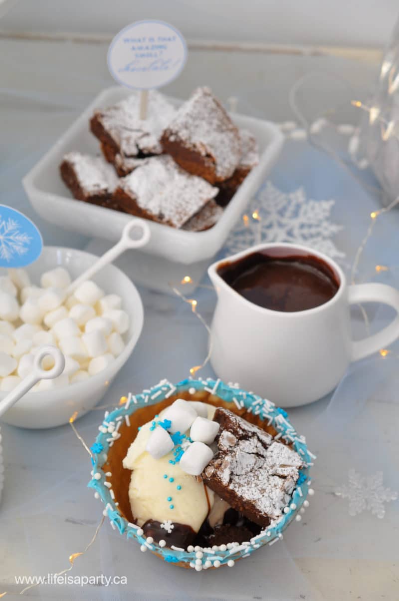 Frozen Themed Party -Dinner and Movie Night - Life is a Party