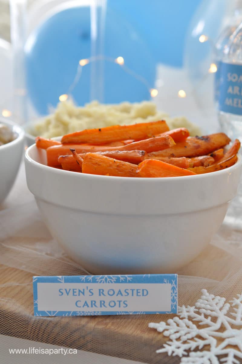 Frozen Themed Party -Dinner and Movie Night - Life is a Party