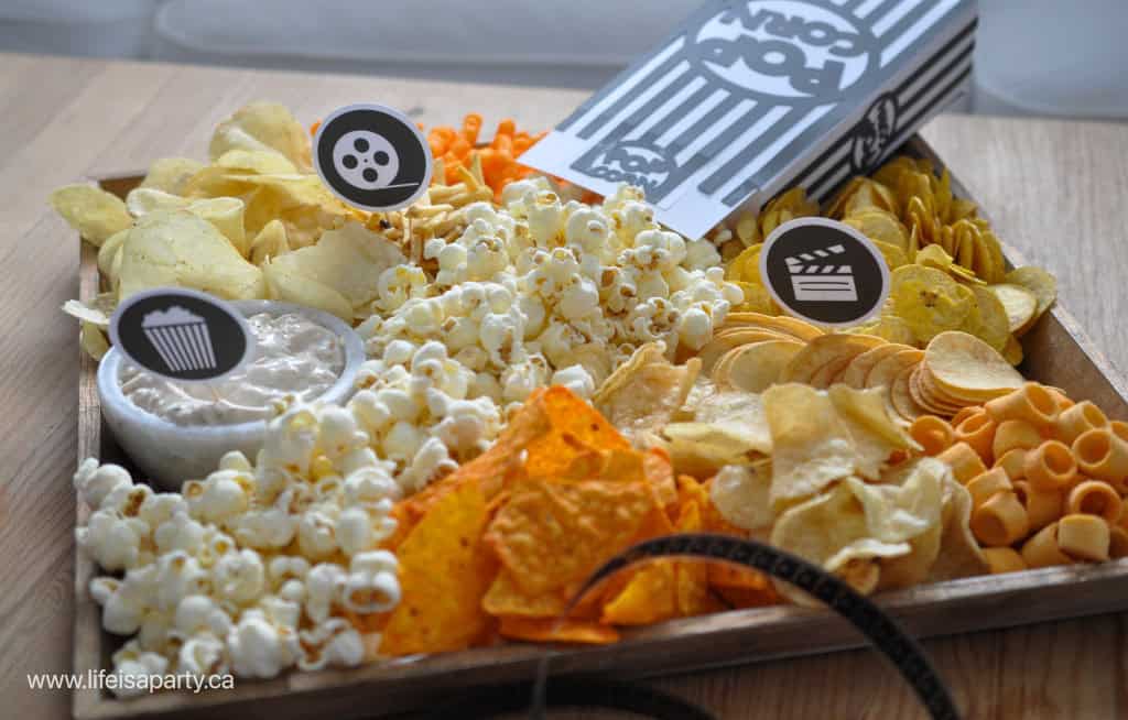Chip Charcuterie Snack Board - Life is a Party