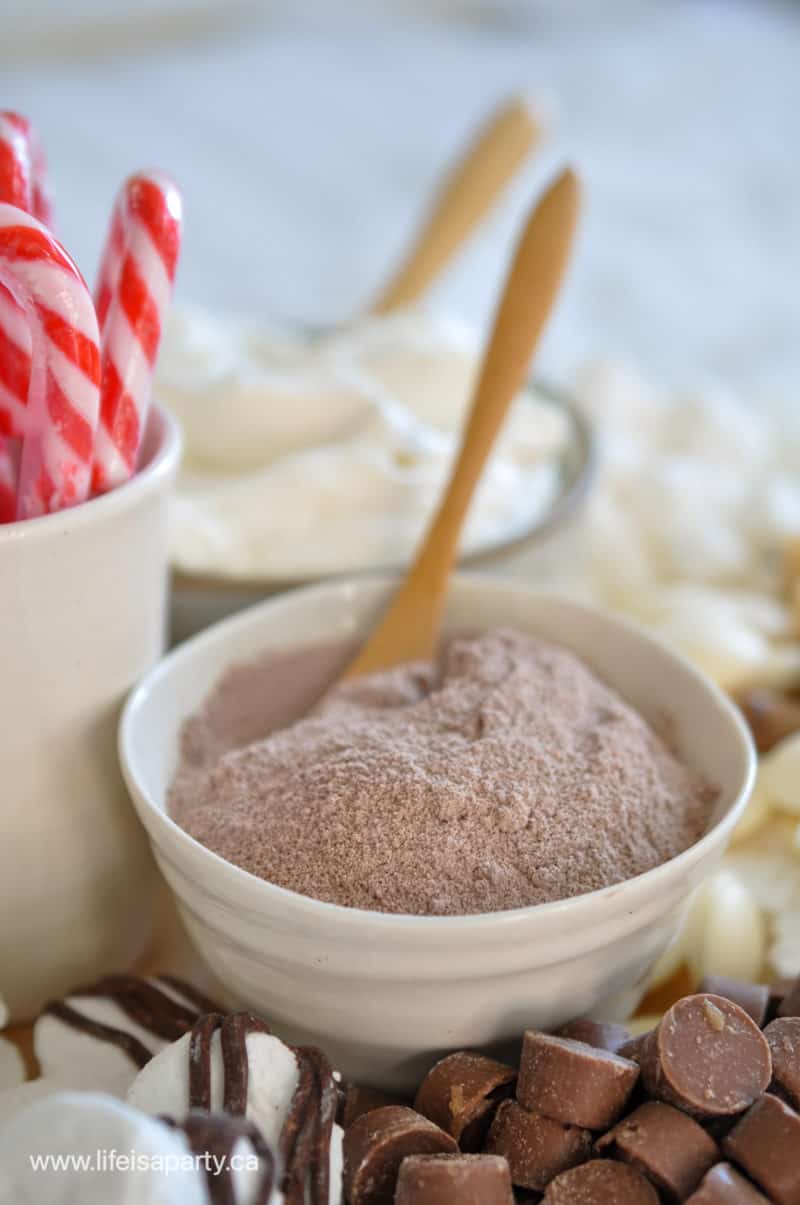 Hot Chocolate Charcuterie Board - Life is a Party