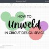 How To Unweld In Cricut Design Space - Life is a Party