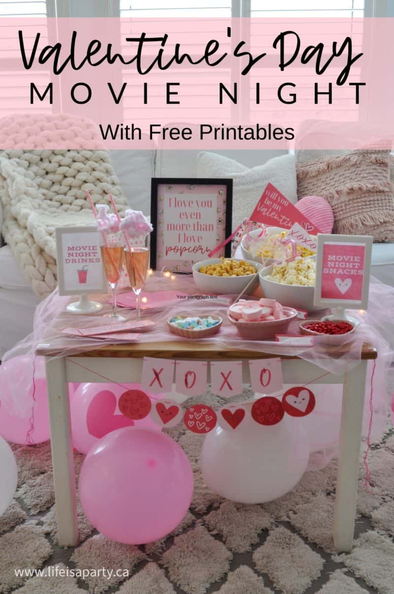 Valentine's Day Movie Night - Life is a Party