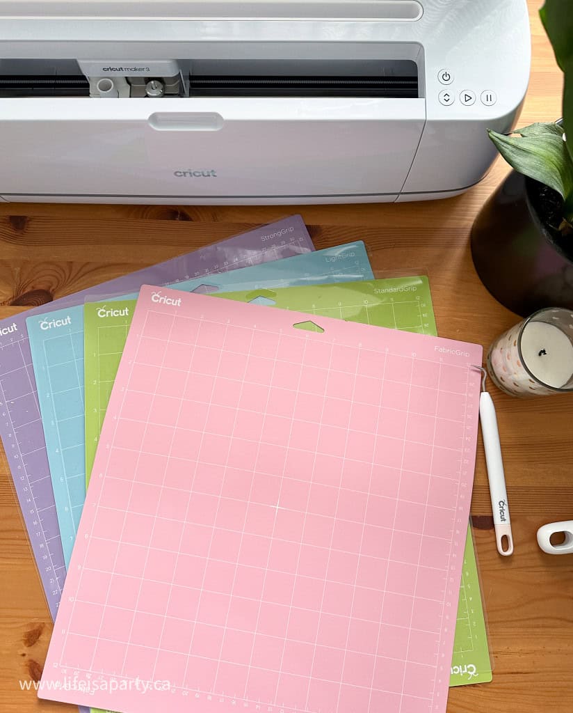 The Beginner's Guide to Cricut Mat Sizes and Types - Life is a Party