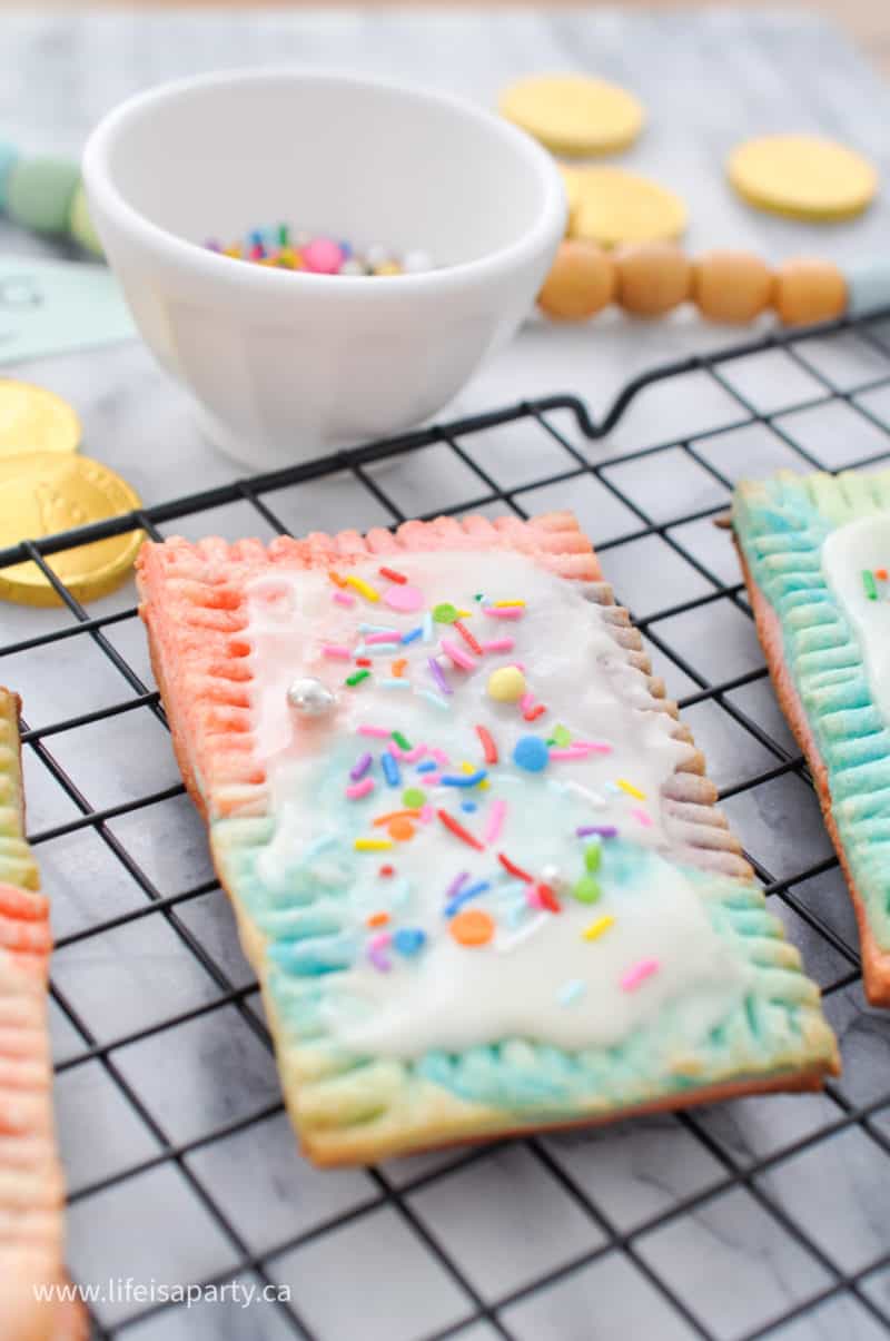 Rainbow Pop Tart Recipe - Life is a Party