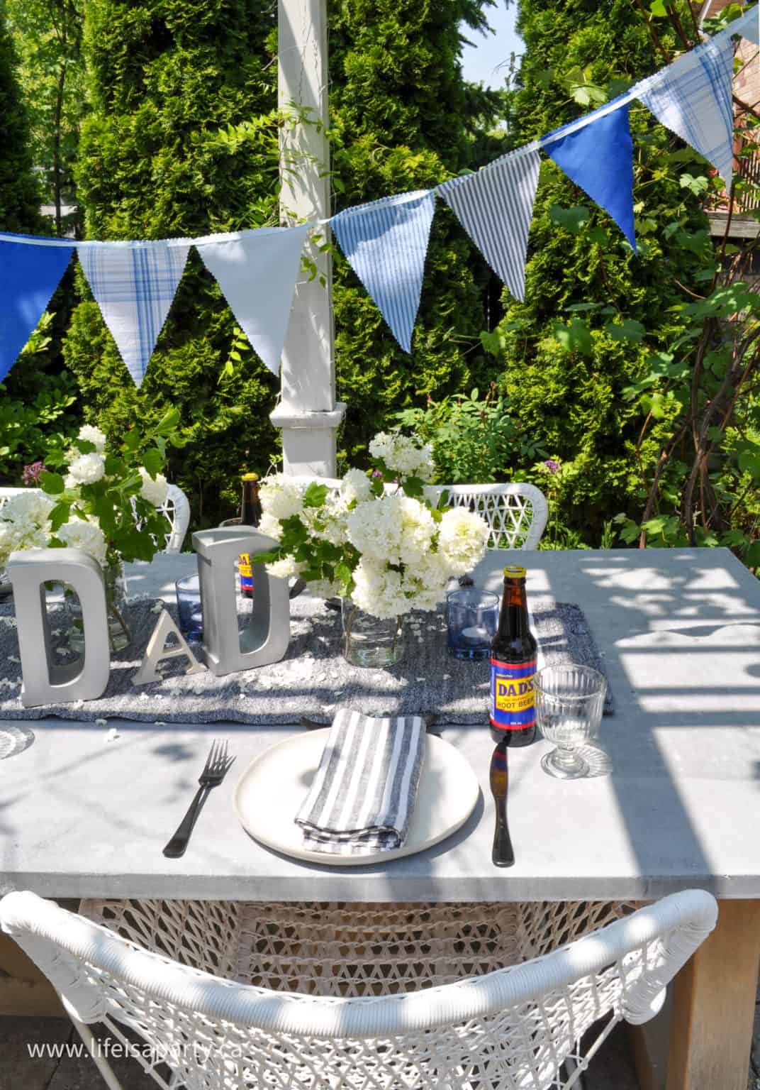 Easy Father's Day Table Setting Ideas - Life is a Party