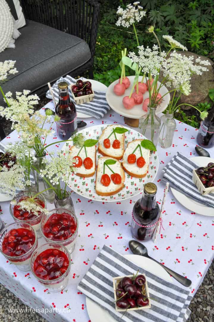 Cherry Themed Party Ideas - Life is a Party