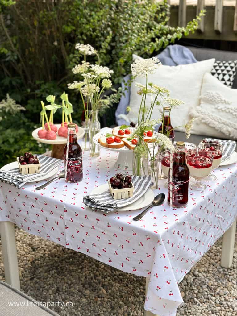 Cherry Themed Party Ideas - Life is a Party