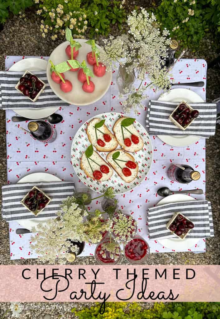 Cherry Themed Party Ideas - Life is a Party