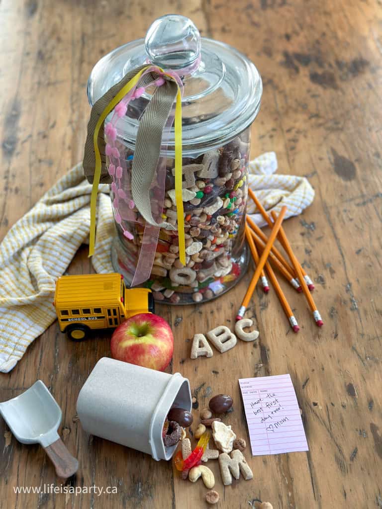 Easy Back To School Snack Mix Recipe - Life is a Party