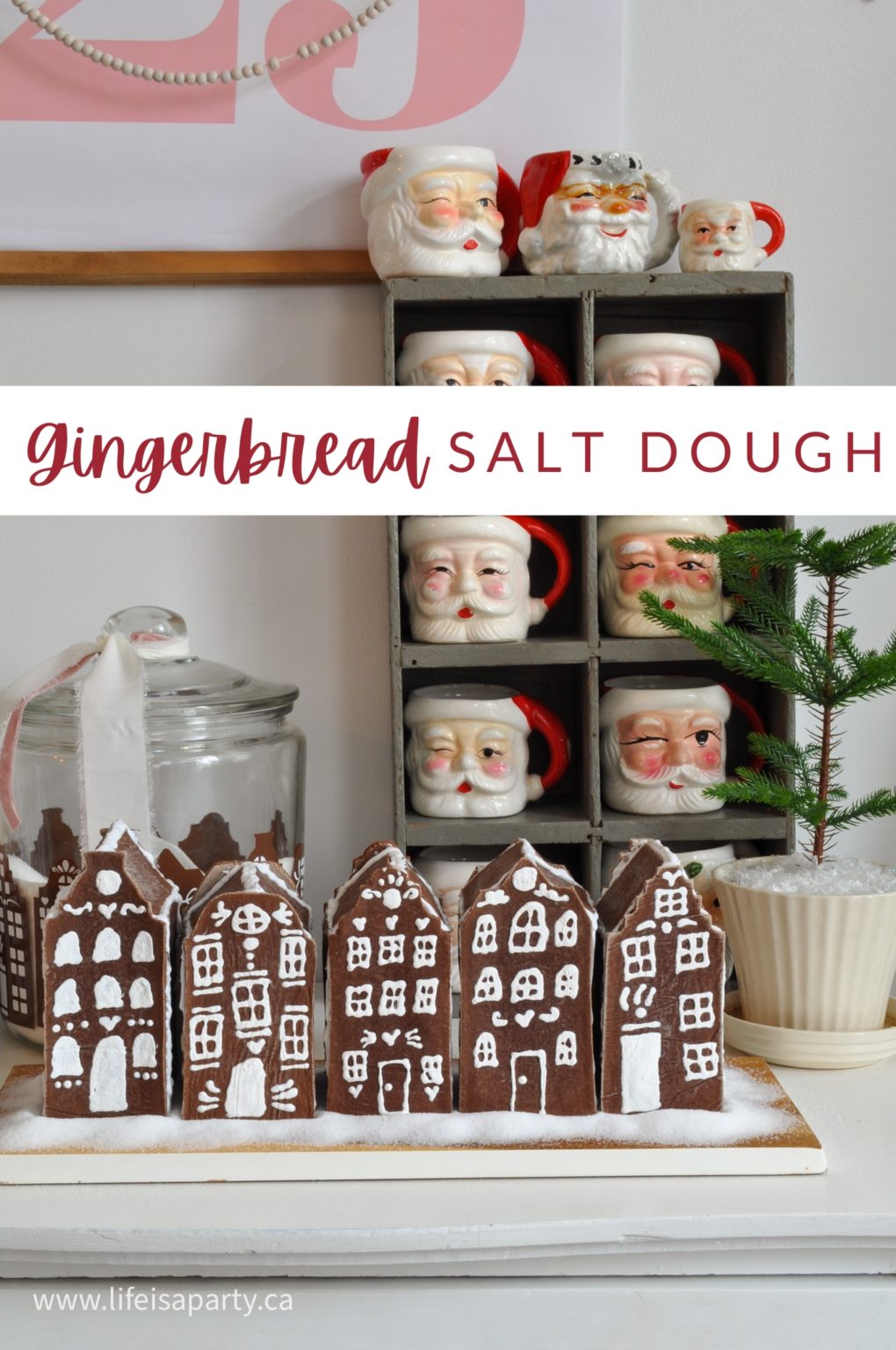 Easy Gingerbread Salt Dough Recipe for Houses and Ornaments - Life is a ...