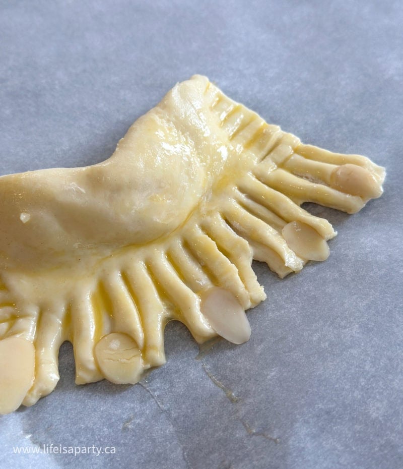 Old Fashioned Almond Bear Claw Pastries Recipe - Life is a Party